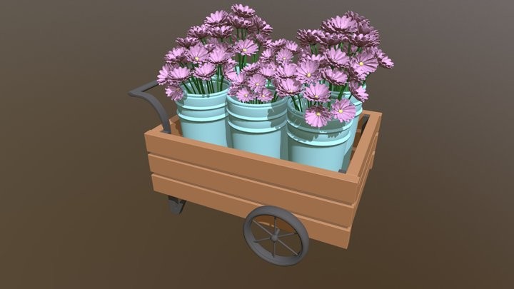 ArtStation - Flower Cart
