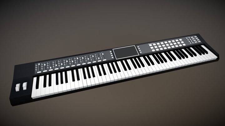 ArtStation - REALTIME - Synthesizer / Keyboard