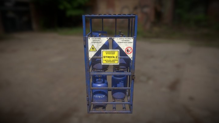 ArtStation - Gas bottle container