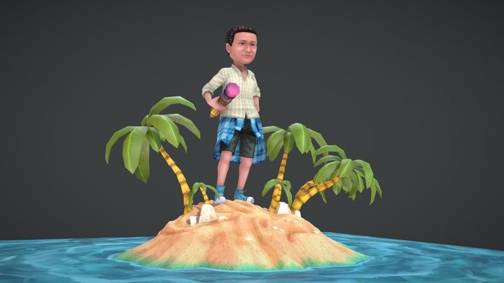 ArtStation - Bitbot - Gulliver - Beach
