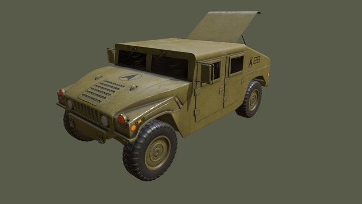 ArtStation - Military Hummer