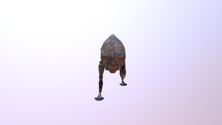 ArtStation - Rusty Mech Raptor ( Walking )