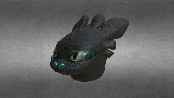 ArtStation - Helmet Toothless