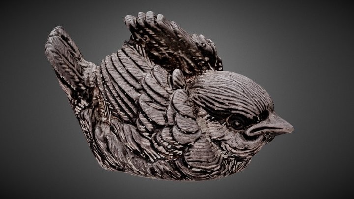 ArtStation - Vintage silver bird