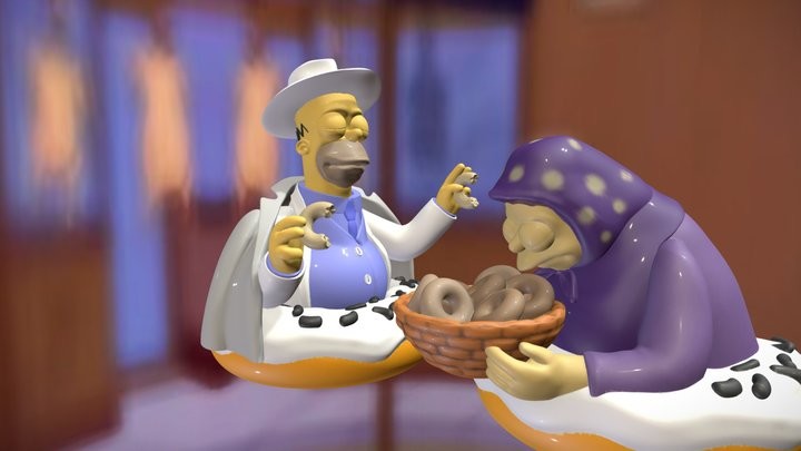 ArtStation - Homer Simpsons - Don Homer