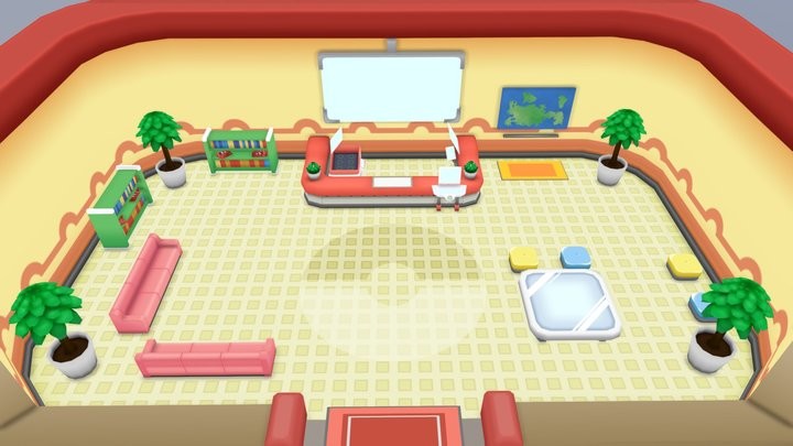 ArtStation - Pokemon Center Scene