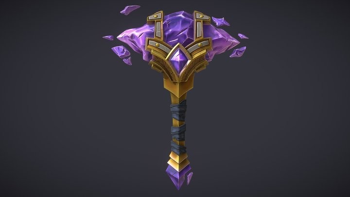 ArtStation - World Of Warcraft Mace Fanart