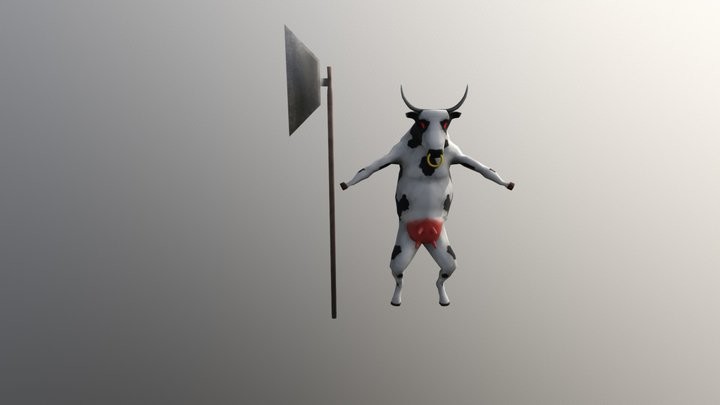 ArtStation - 3D Modeling: The Cow From Hell