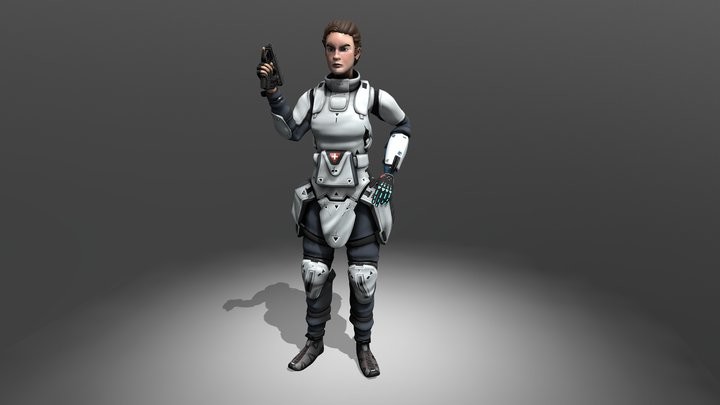 ArtStation - Combat Medic 3D Model