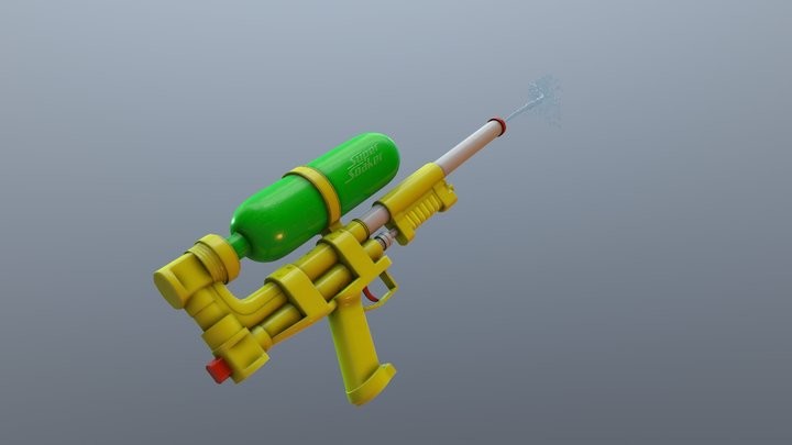 ArtStation - Retro Super Soaker