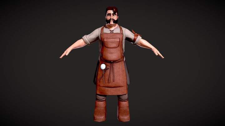 ArtStation - Innkeeper [Low-Poly]