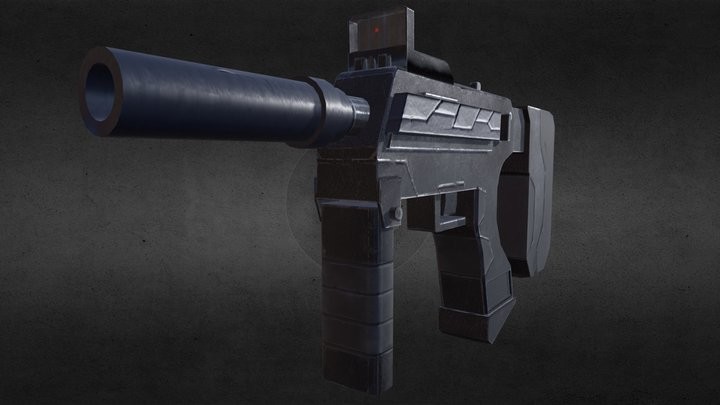 ArtStation - Halo - Suppressed SMG