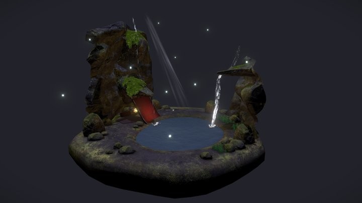 ArtStation - Fallen Watchtower - Cavern Camp Diorama