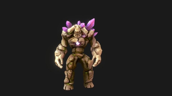 ArtStation - Crystal Golem