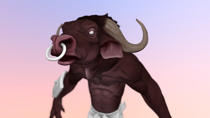 ArtStation - Minotaur Sculpt character
