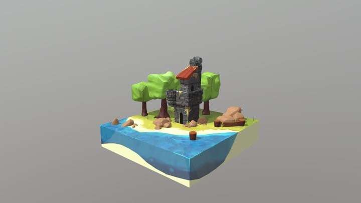 ArtStation - Stylized Ruins