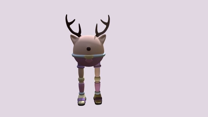 ArtStation - Deer character - Rig