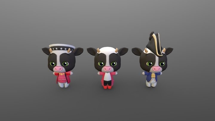 ArtStation - Critters: Cow