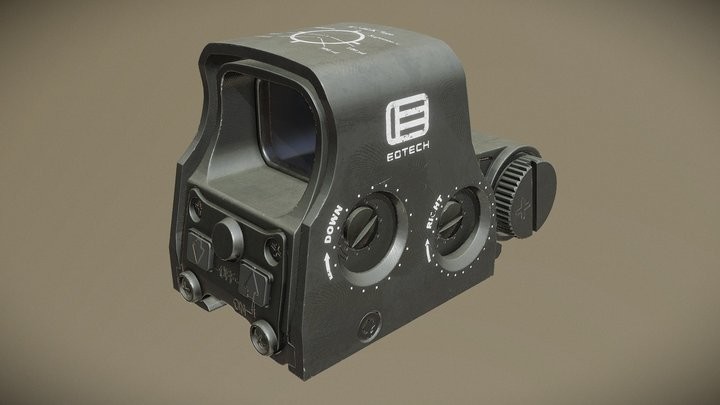 ArtStation - EOTech XPS2-300 Blackout Holographic Weapon Sight