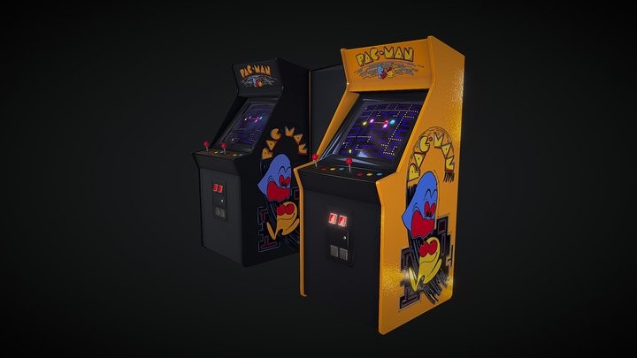 ArtStation - Classic Arcade Game Machine