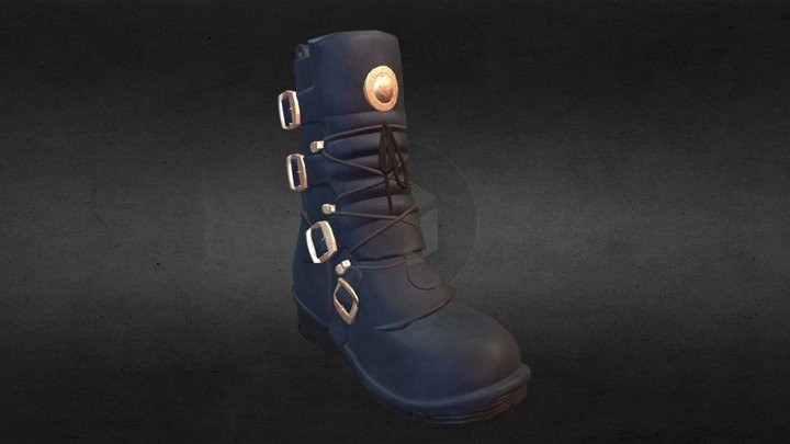 ArtStation - Mid & Low Poly Boot