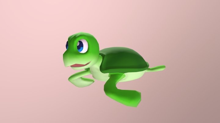 ArtStation - Low poly Turtle for Unity Game