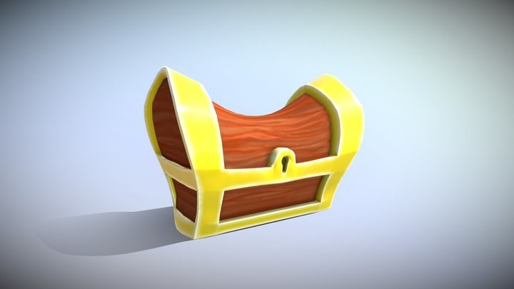 ArtStation - 3D Cartoon Chest and 2D concept
