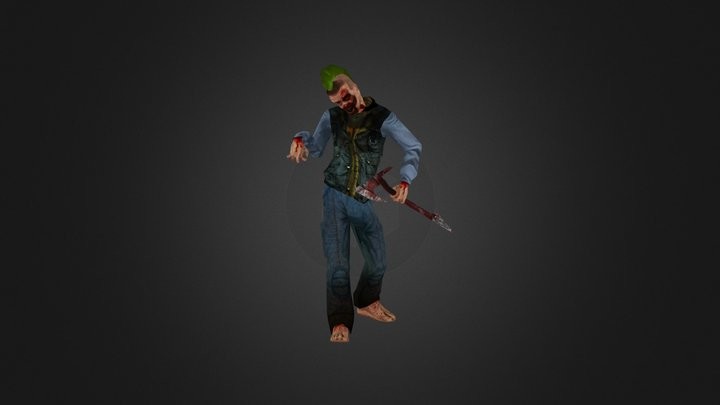 ArtStation - Zombie Punk Animation