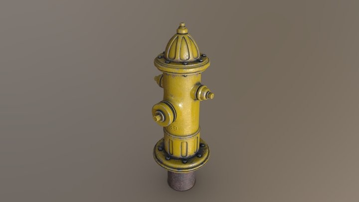 ArtStation - Fire Hydrant Yellow