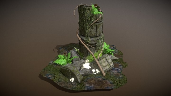 ArtStation - Broken Pillar