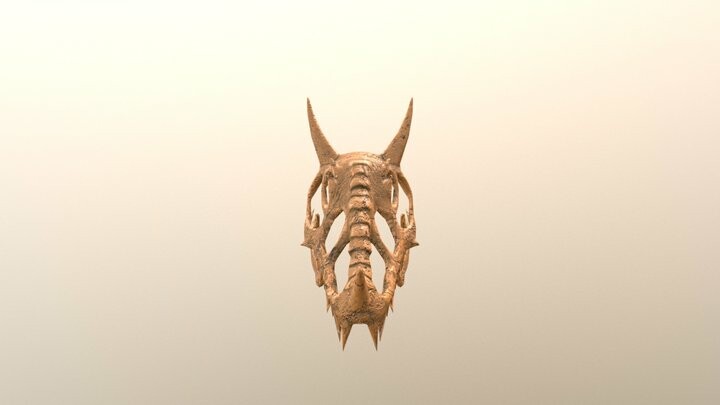 ArtStation - Dragon Skull