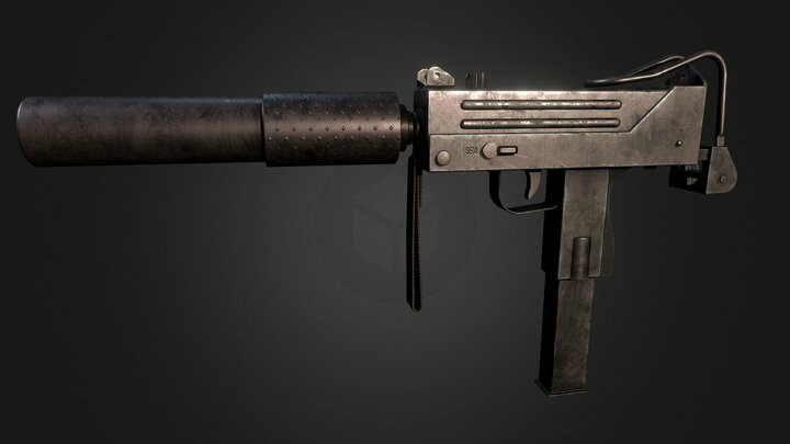 ArtStation - mac 10 project higpoly