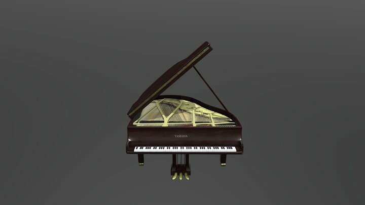 ArtStation - Yamaha Grand Piano