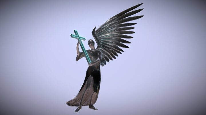 ArtStation - 3D-Model Angel Statue