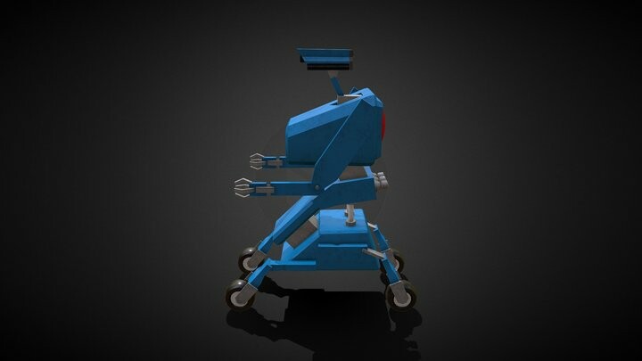 ArtStation - 3D model robot security guard