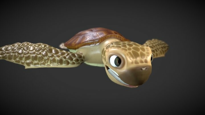 ArtStation - Barney the Sea Turtle