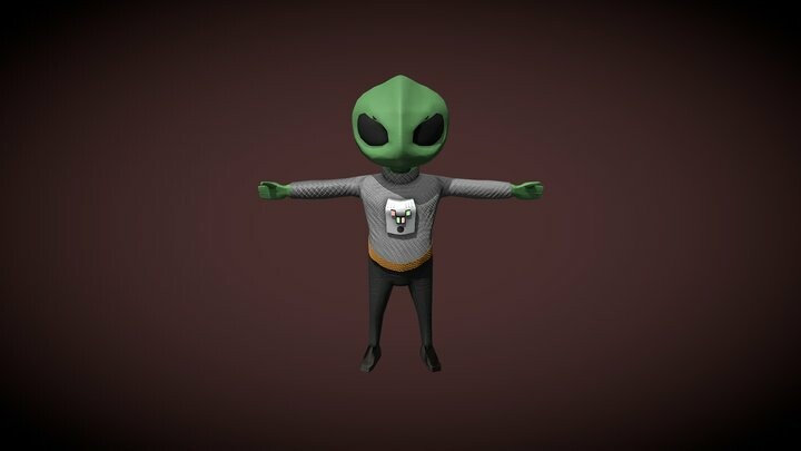 ArtStation - Hallway and Guard: Alien Model