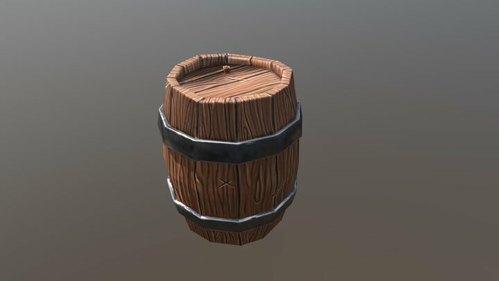 ArtStation - Stylized Barrel
