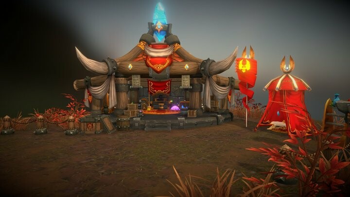 ArtStation - WOW Horde Garrison Building: Gem Boutique