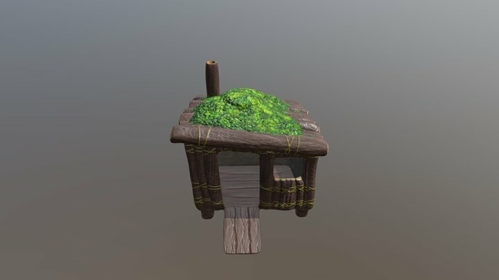 ArtStation - Wooden Shack