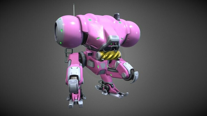 ArtStation - D.Va Inspired Mech Design