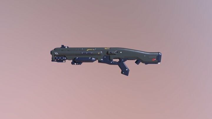 ArtStation - Doom Combat Shotgun