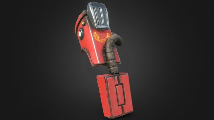 ArtStation - Gauntlet Flamethrower