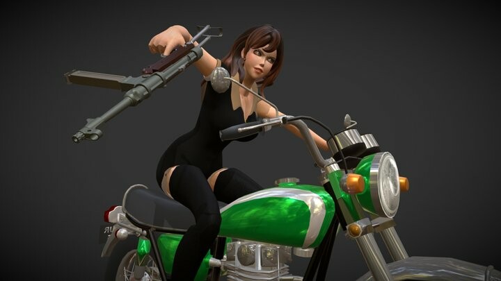 ArtStation - Fujiko MINE & Yamaha 650XS1