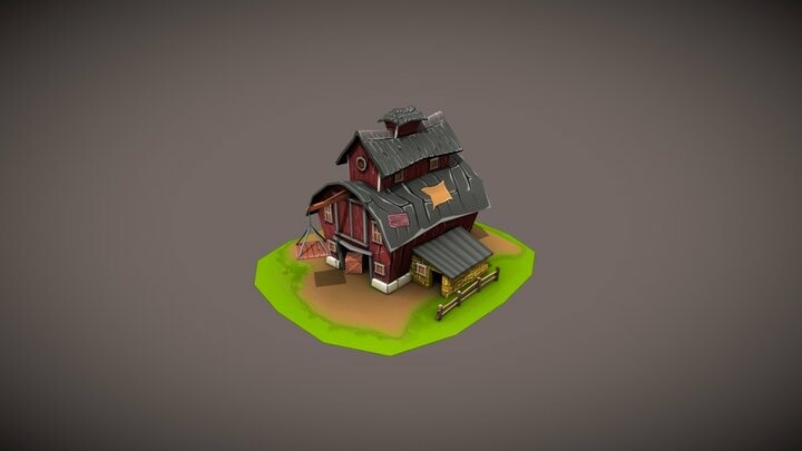 ArtStation - Barn