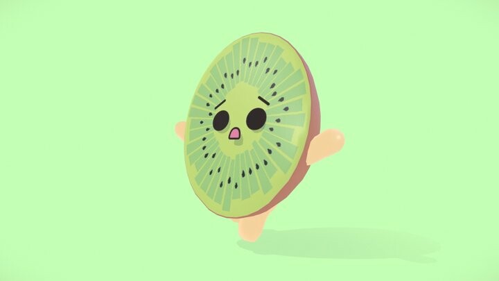 ArtStation - Brave Kiwi (Run Cycle)