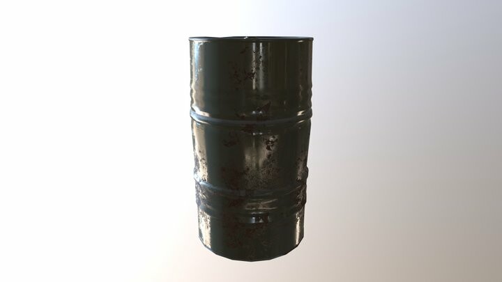 ArtStation - Oil Drum