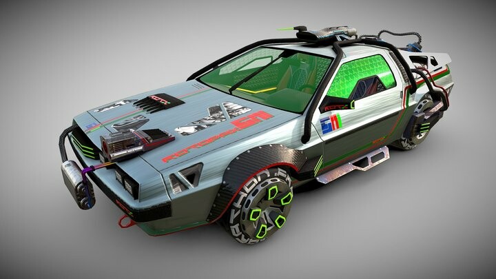 ArtStation - De Lorean