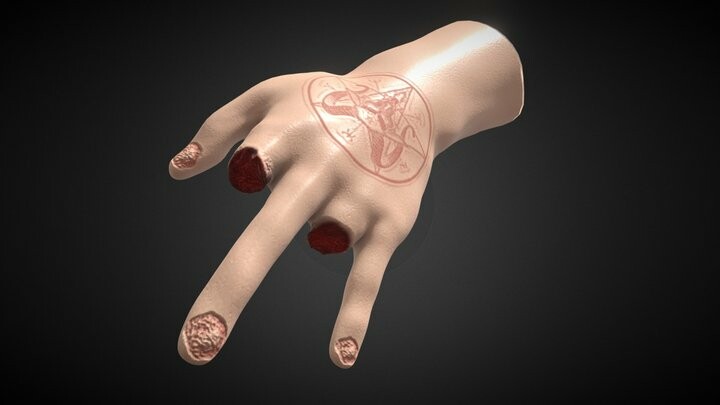 ArtStation - horror hand