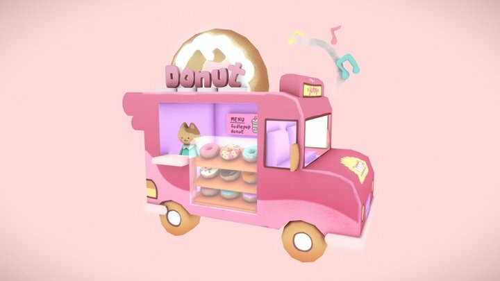ArtStation - Donut Shop!!